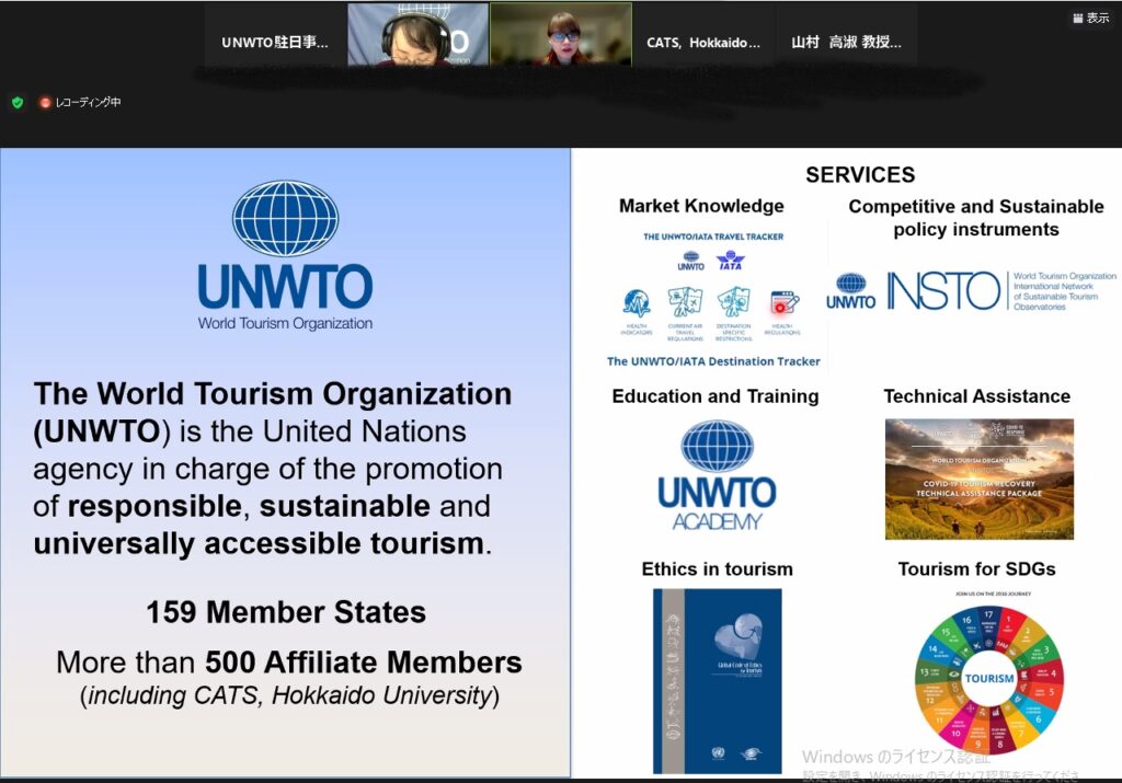 Presentation about UNWTO and its efforts to lead the way towards a ...